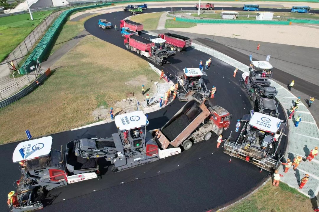 Dynapac Fleet successful completed China Shanghai F1 project in ...