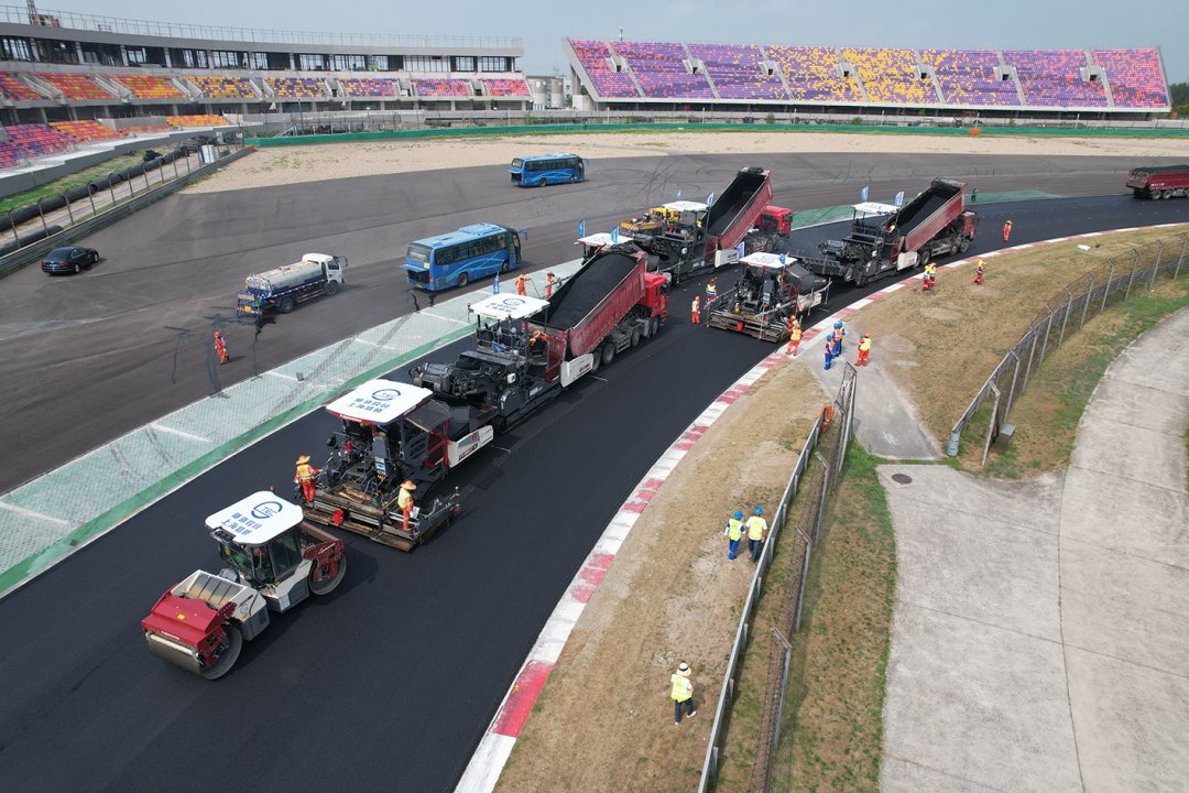 Dynapac Fleet successful completed China Shanghai F1 project in ...