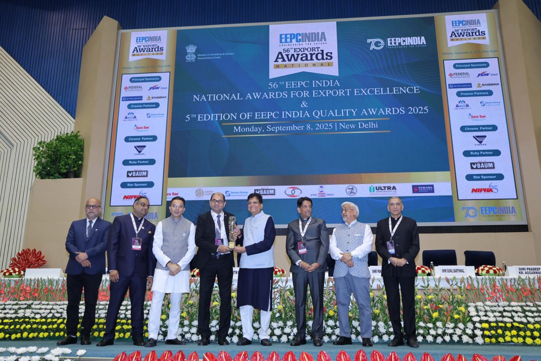 Dynapac India Wins Prestigious EEPC India Award for Export Excellence • Dynapac - Fayat Group