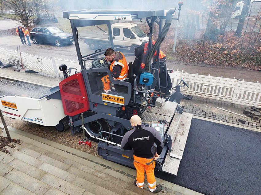 Successful Deployment of the First Fully Electric Road Paver in Germany ...